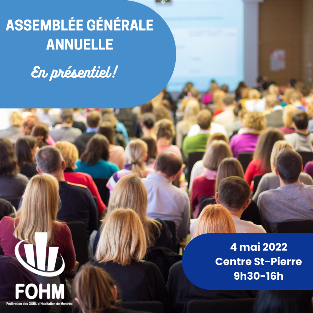 Assemblée générale annuelle 2022 - FOHM